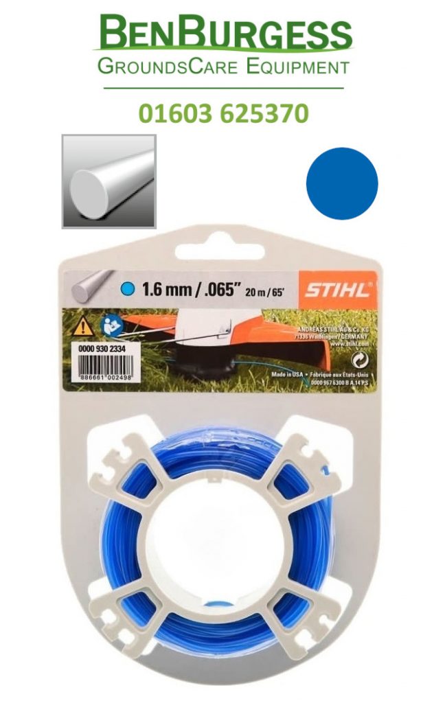 STIHL 1.6MM .065″ Round Mowing Line 00009302334 - Ben Burgess