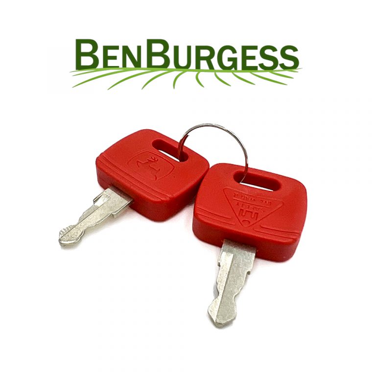 John Deere Tractor Key 2 Pack RE183935 - Ben Burgess