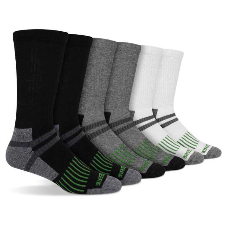 John Deere Work Crew Socks 5 Pack - Ben Burgess