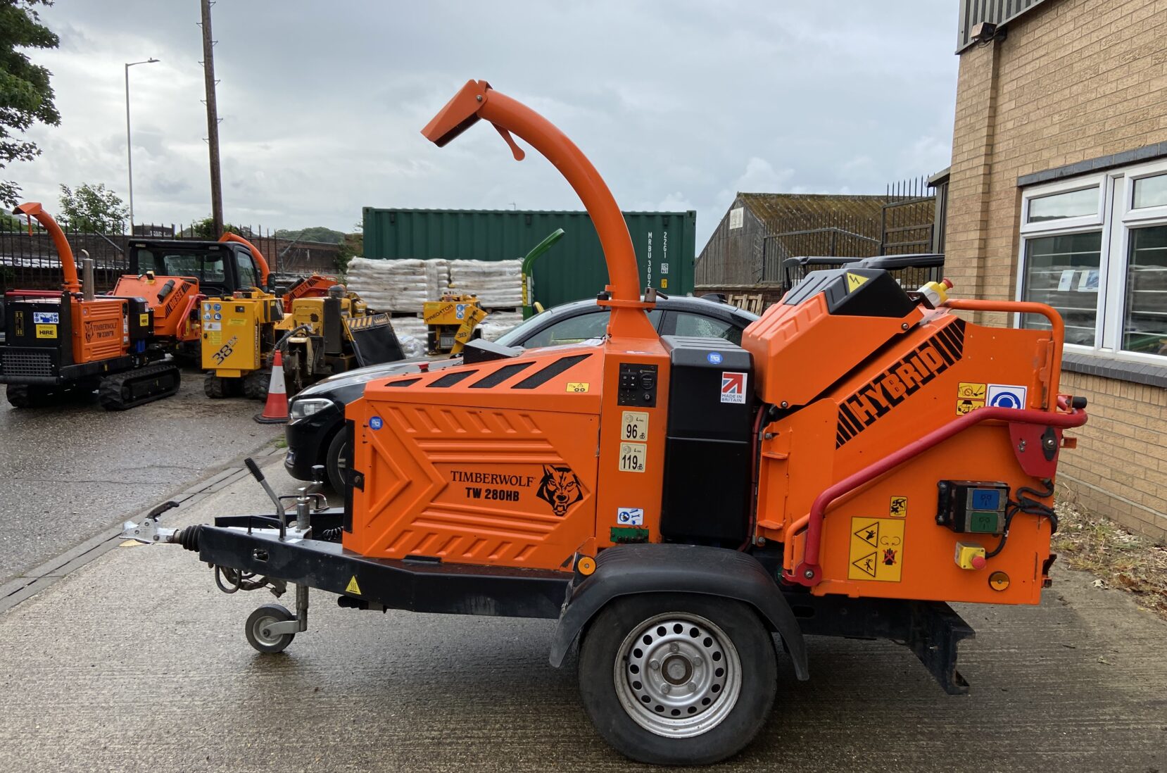 TW 280HBH HYBRID 8" CHIPPER - Ben Burgess